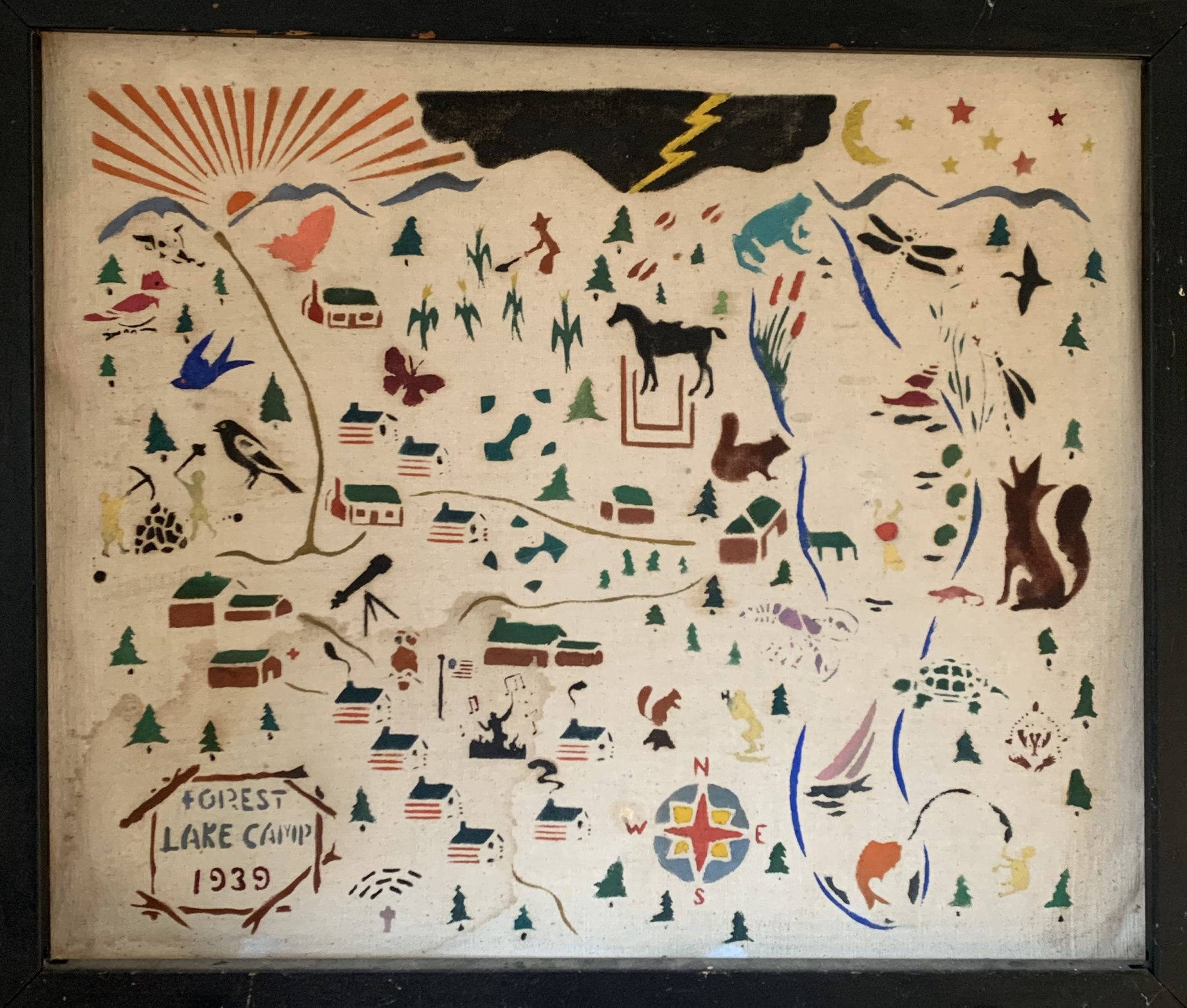 Map of Forest Lake Camp - Forest Lake Camp